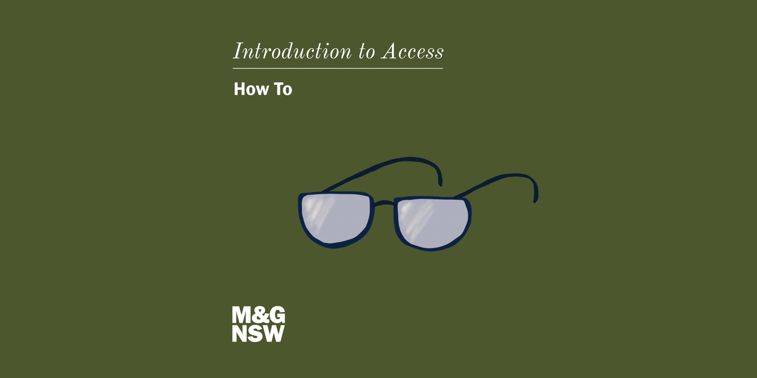 Introduction to Access - MGNSW