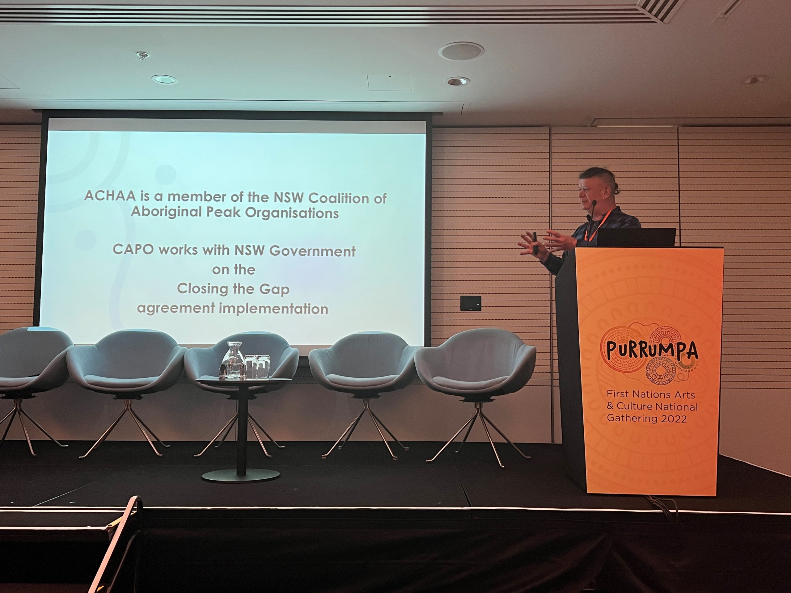 ACHAA delegation presents at Purrumpa - MGNSW