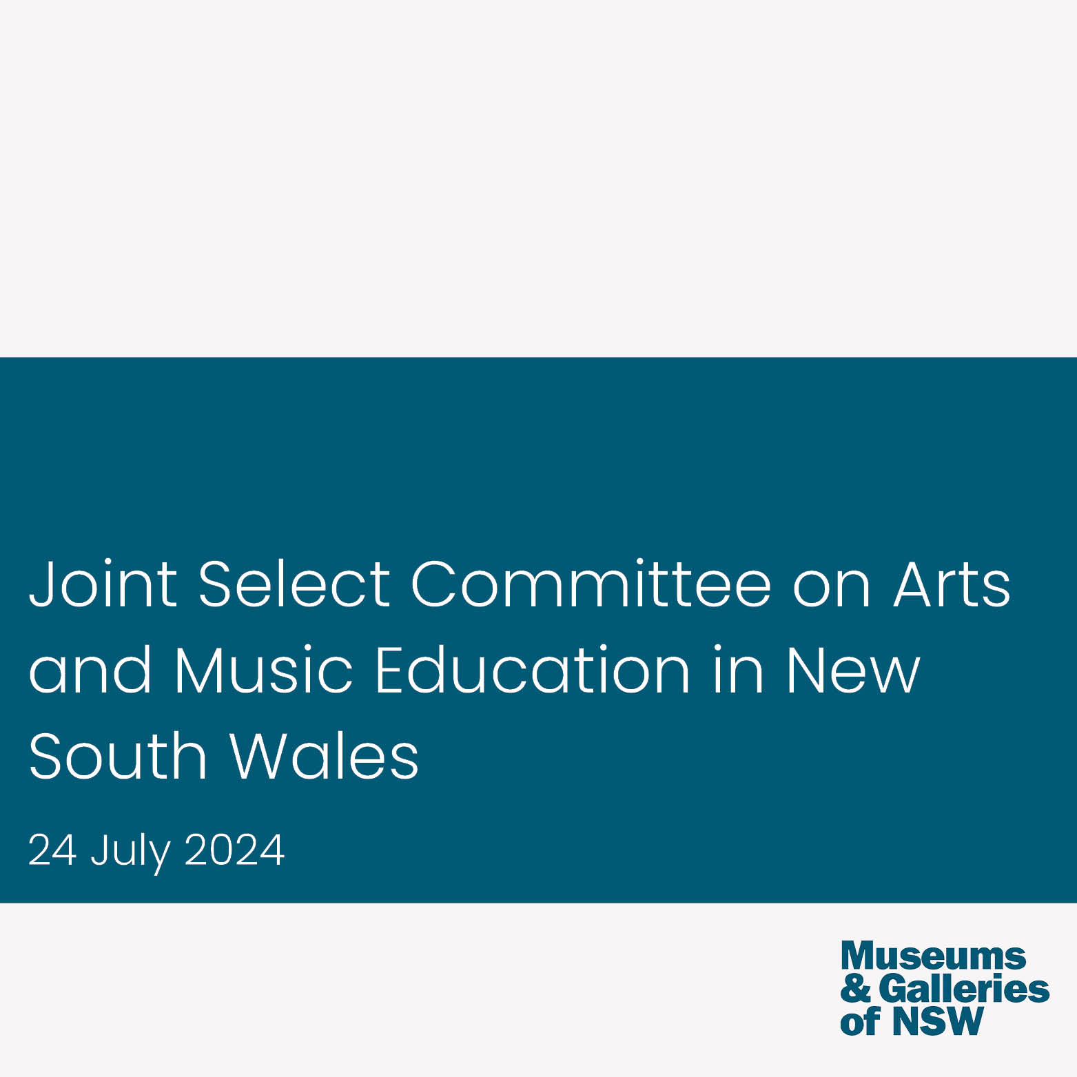 Joint Select Committee on Arts and Music Education in New South Wales ...