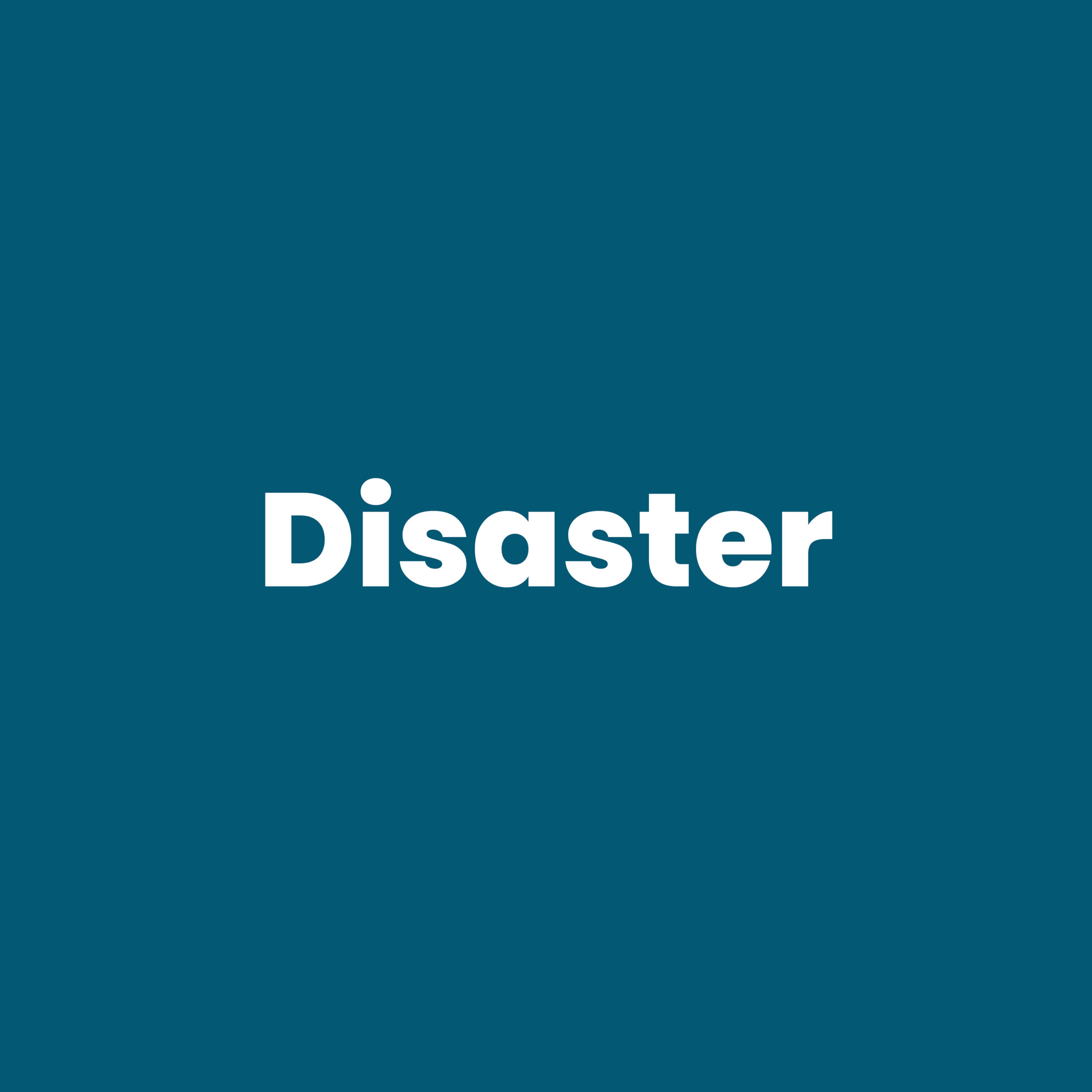 Disaster - MGNSW